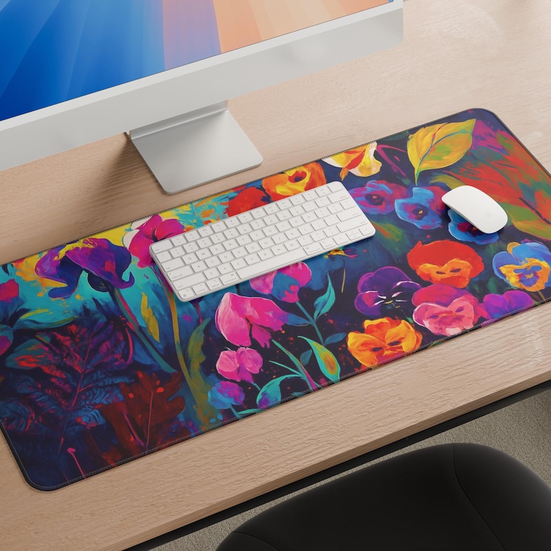 Large Colorful Mouse Pad - Etsy