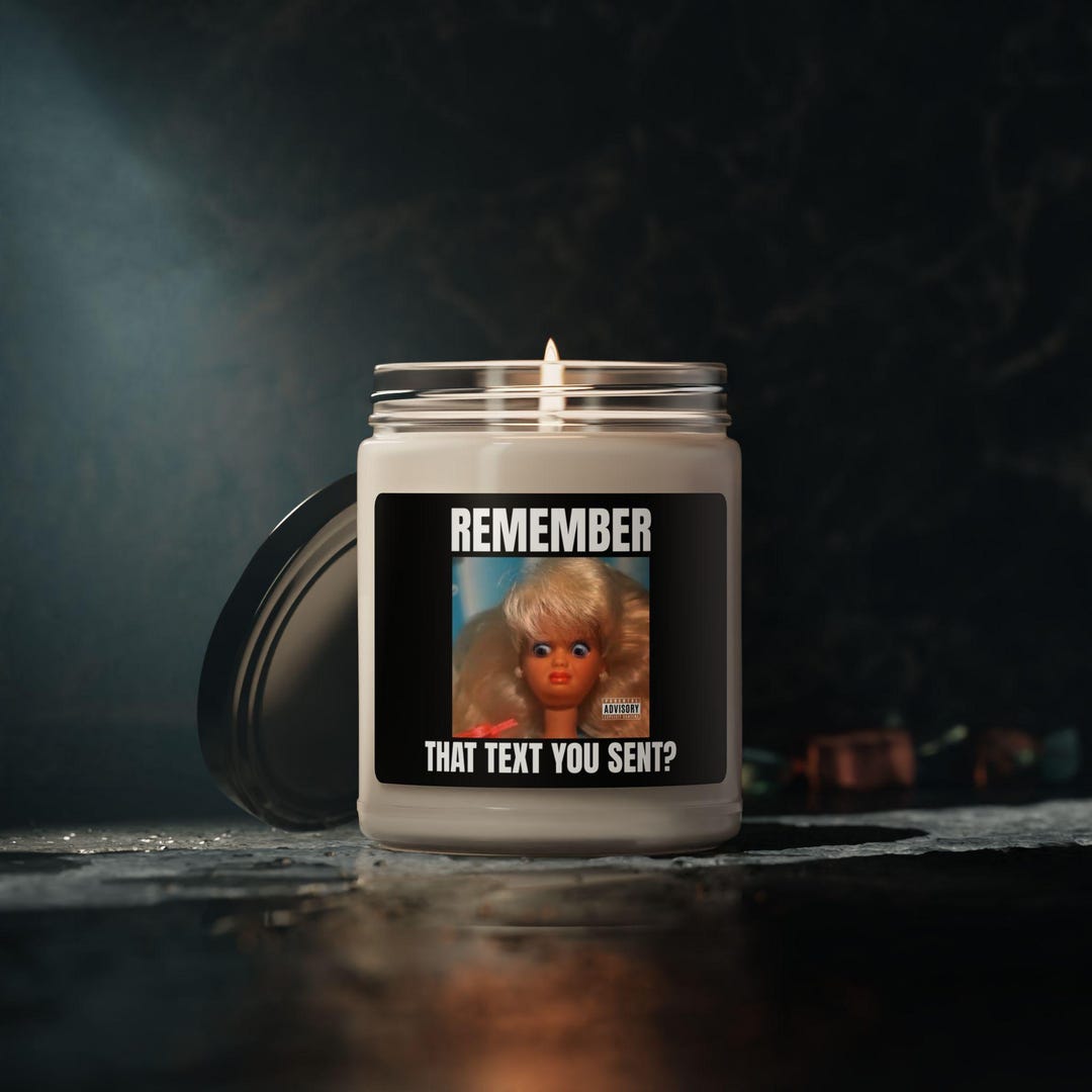 Meme Doll Candle, Funny Candle, Awkward Candle Gift, Humor Candle ...
