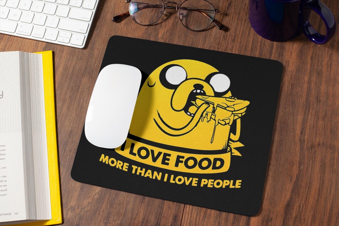 Funny Pizza Mouse Pad: Foodie Dog Meme Desk Mat - Etsy