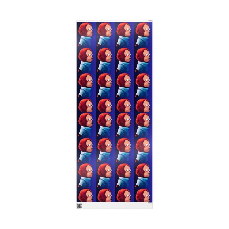 Side Eye Monkey Puppet Meme Wrapping Paper - Funny Gift-wrapping Paper ...