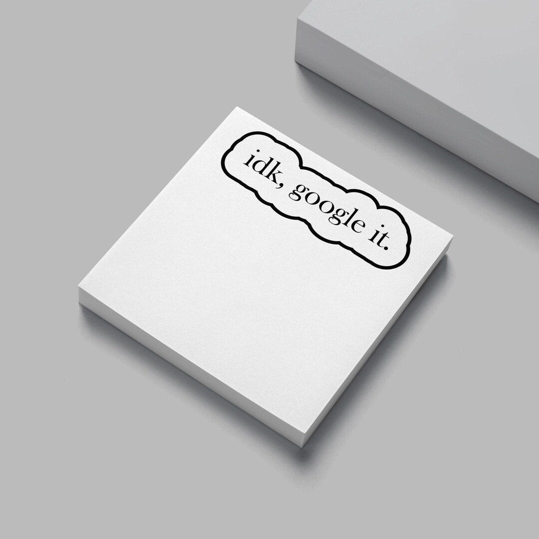 Sarcastic Sticky Notes - Funny Post-it Note Pad - 4" X 4" - 50 Pages - Etsy