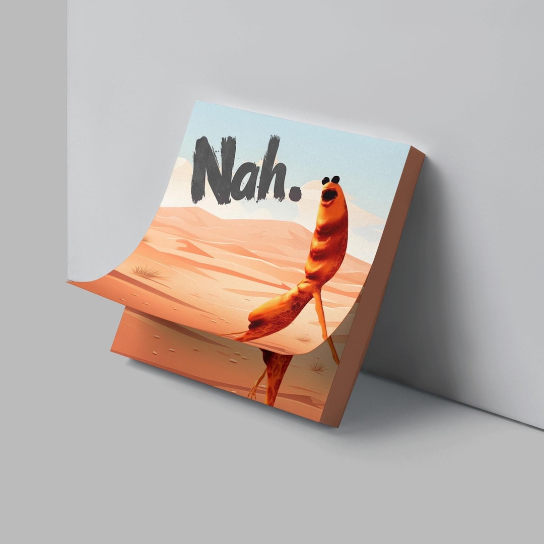 Marcus the Worm VR Chat Viral Meme Sticky Notes - 50 Sheets - Etsy