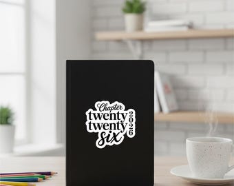 Chapter Twenty Twenty Six Sticker, 2026 Year Sticker, New Year ...
