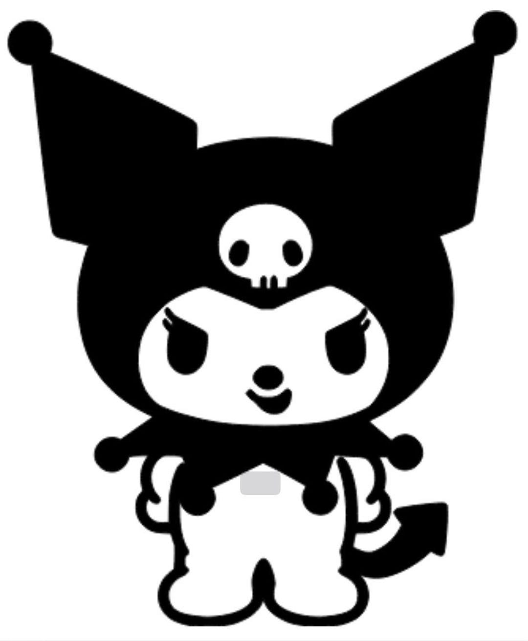 Kuromi Die Cut Sticker - Etsy