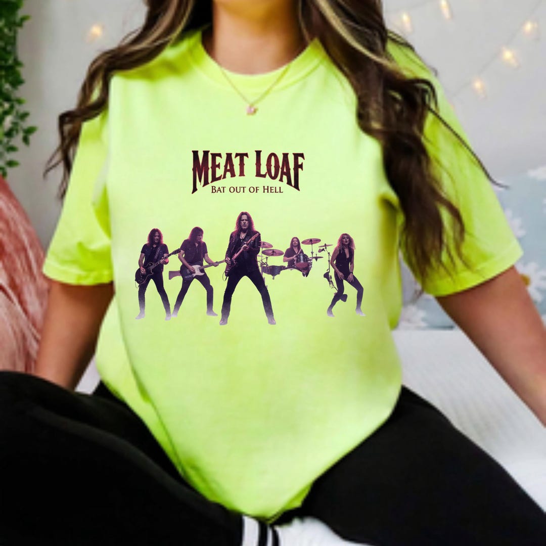 Retro 80s Meatloaf PNG SVG JPG Files - Etsy