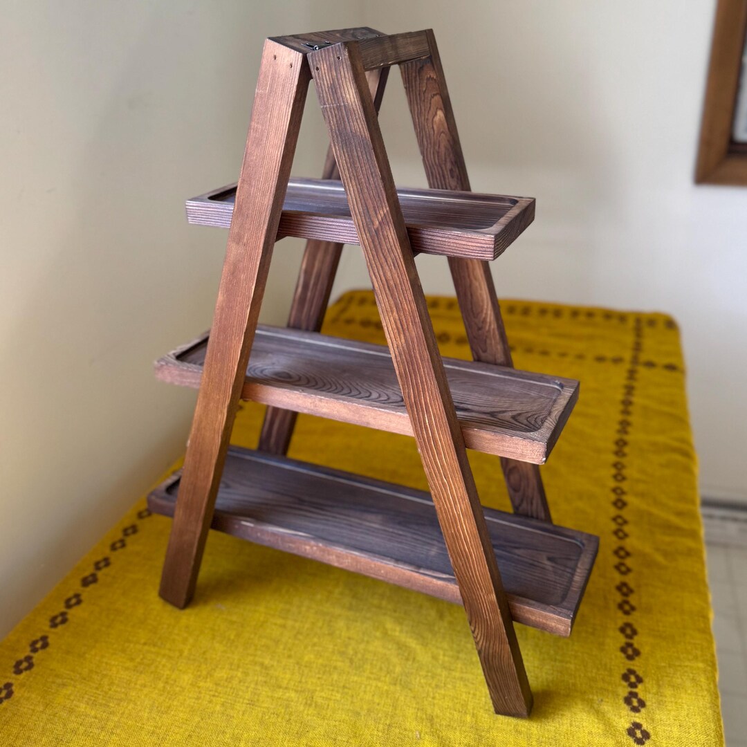 Folding Wooden A-frame Display Market Stand Riser Grazing Table #1 - Etsy
