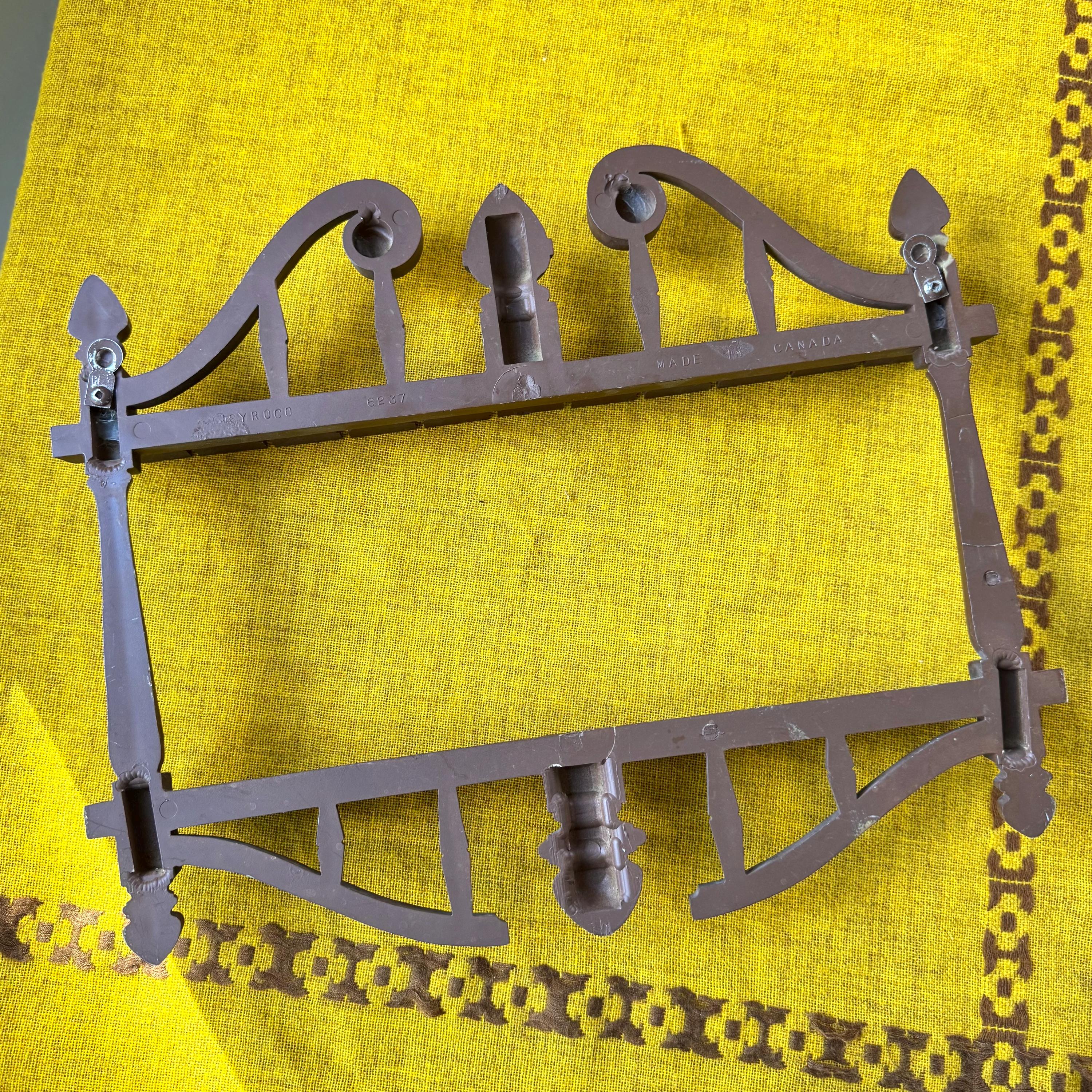 Vintage Syroco Souvenir Spoon Rack - 20 Slot Rack - Etsy