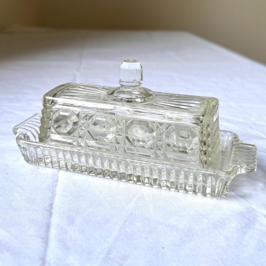 Vintage Federal Windsor Pattern Covered Butter Dish EAPG Style - Etsy