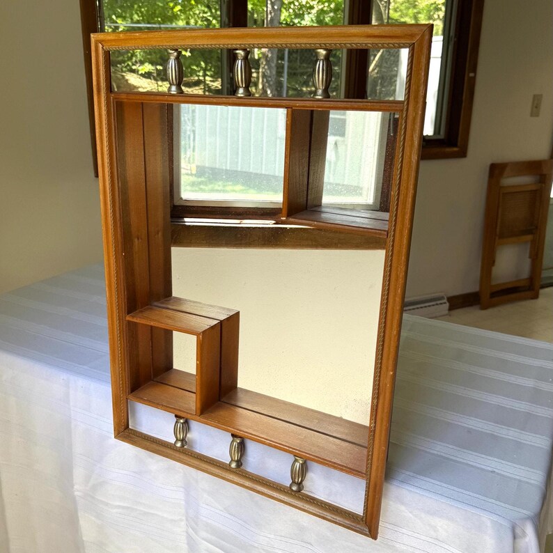Vintage Mirrored Shadow Box - Etsy