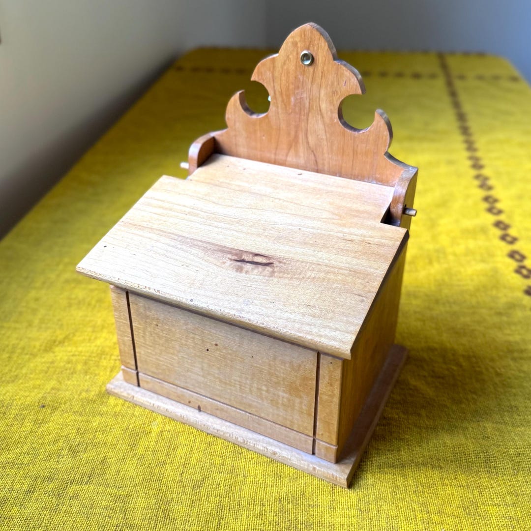 Vintage Wooden Salt Cellar #1 - Etsy