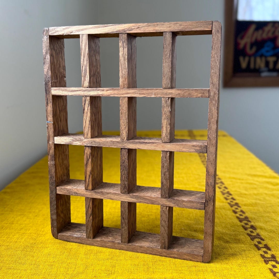 Handmade Rustic Oak Miniatures Curio Shelf by Joseph Vercillo - Etsy