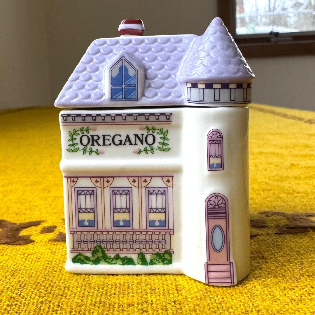 Lenox Spice Village Oregano Spice Jar - 2nd Edition - Etsy