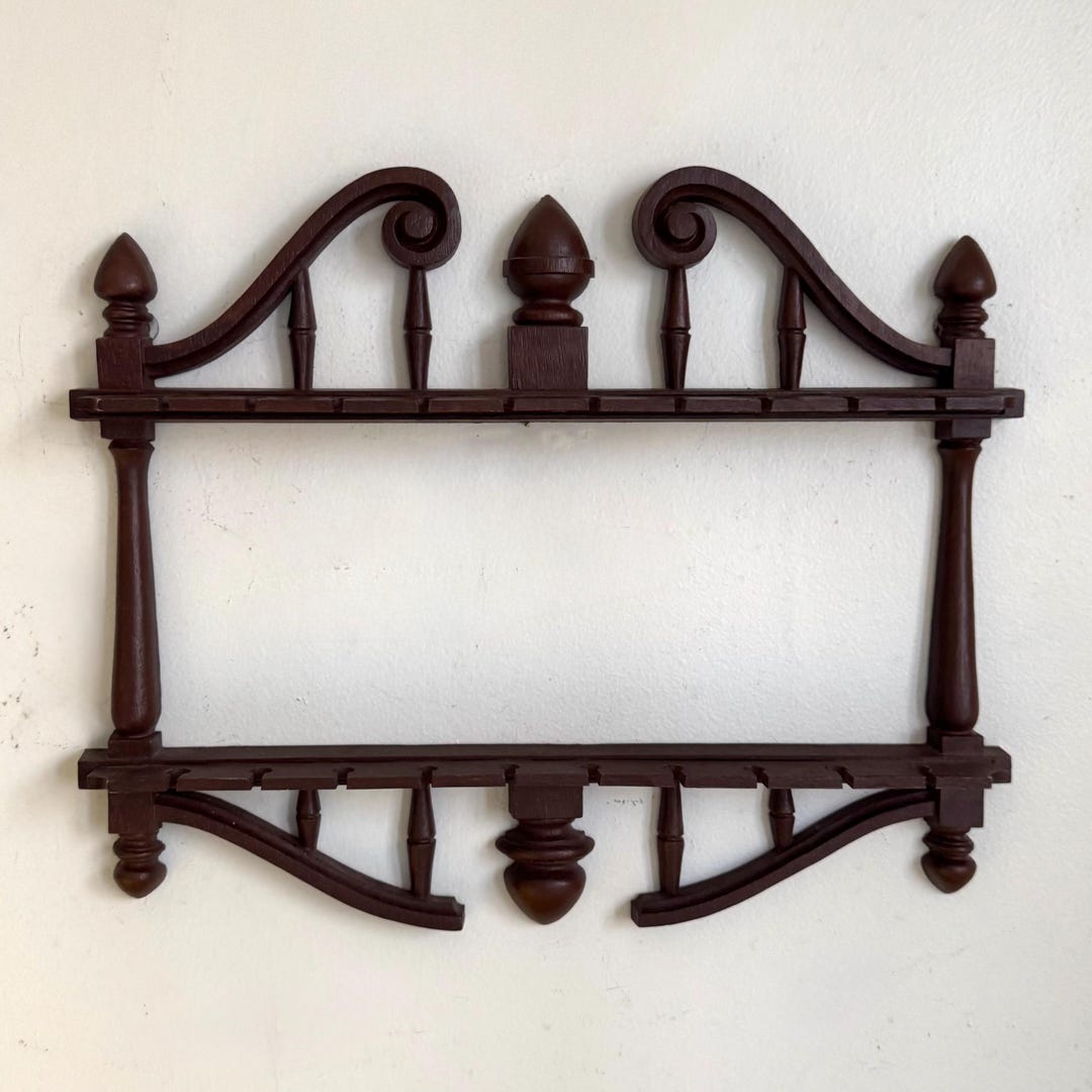 Vintage Syroco Souvenir Spoon Rack - 20 Slot Rack - Etsy