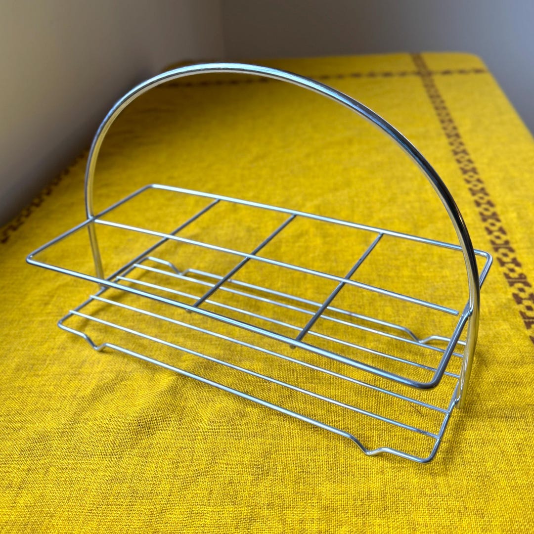 Vintage Chrome Drink Caddy Mid-century Modern Caddy - Etsy