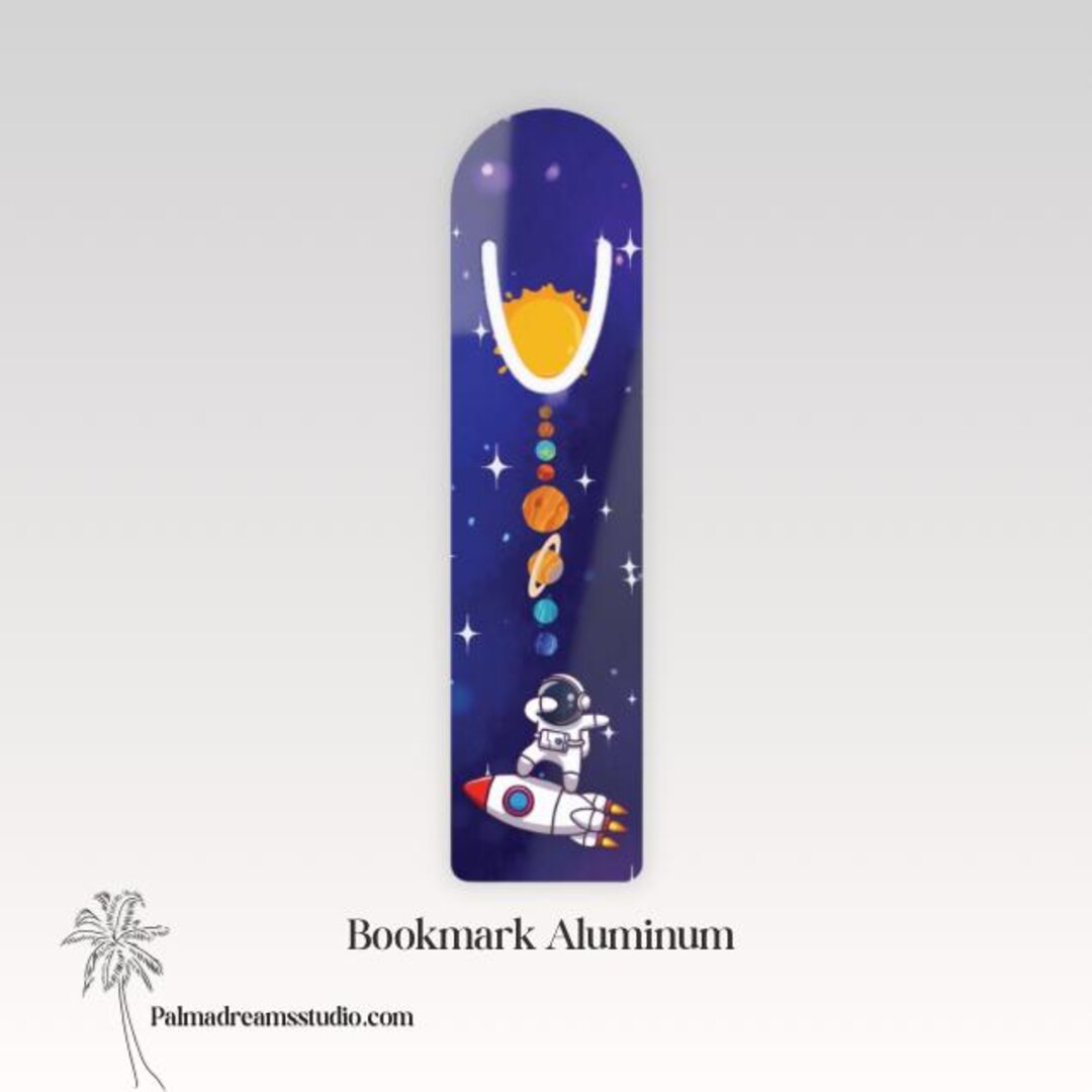 Galaxy Bookmark: Aluminum Space Design Reading Clip - Etsy