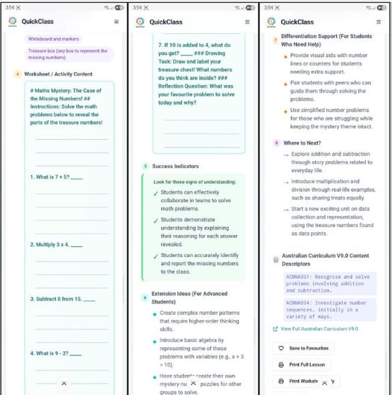 Quickclass Lesson Planner | 14-day Web App Access (PDF Guide) - Etsy ...