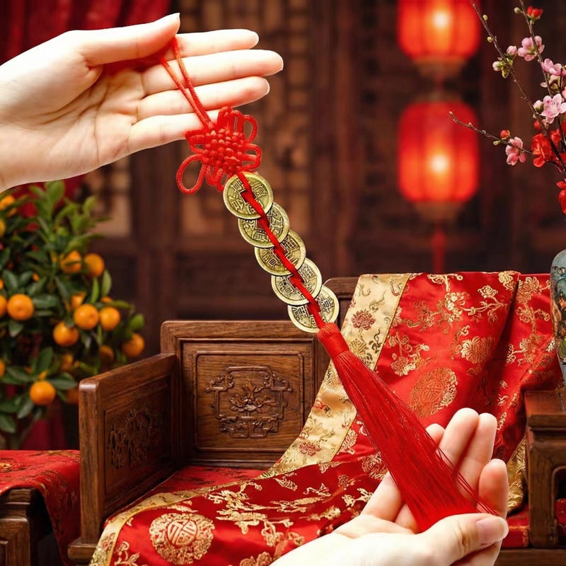 Feng Shui Coins Hanging - Etsy
