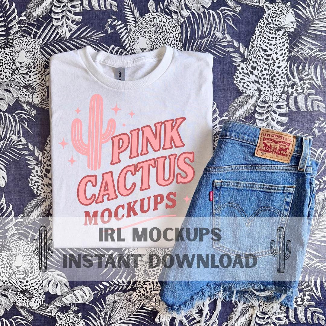 Trendy Mockup/gildan 50/50 White/ Western Themed Mockups/ Tshirt ...