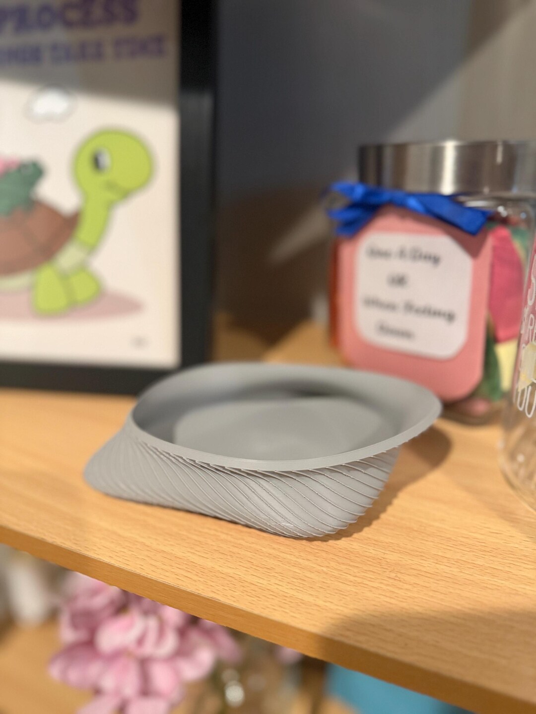 Matte PLA Oval Ripple Tray: Lightweight Entryway Organizer - Etsy