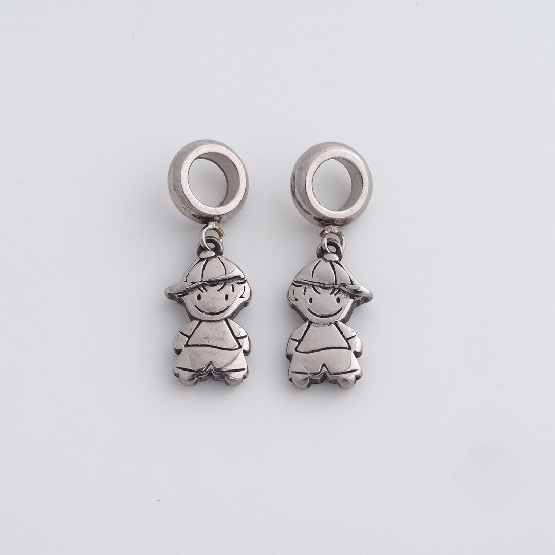 Steel Character Charms,stainless Steel Boy Pendant,diy Jewelry Making ...