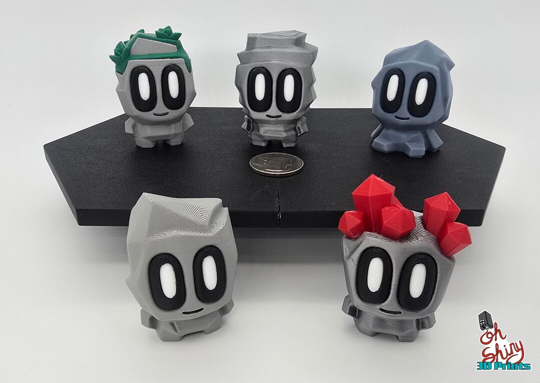 Blob Lab Rocks | Desk Decor, 3D Print, Figurine - Etsy
