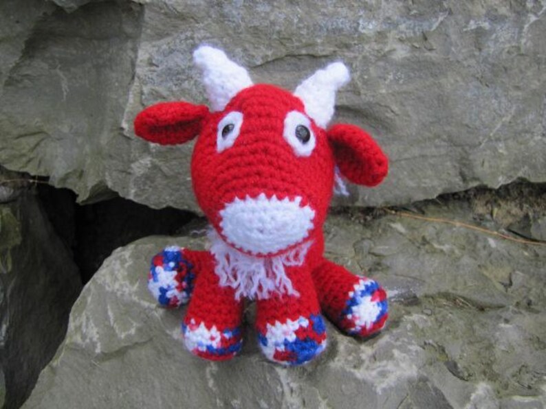 Buffalo Bills Inspired Stuffed Animal Amigurumi Red, White and Blue - Etsy
