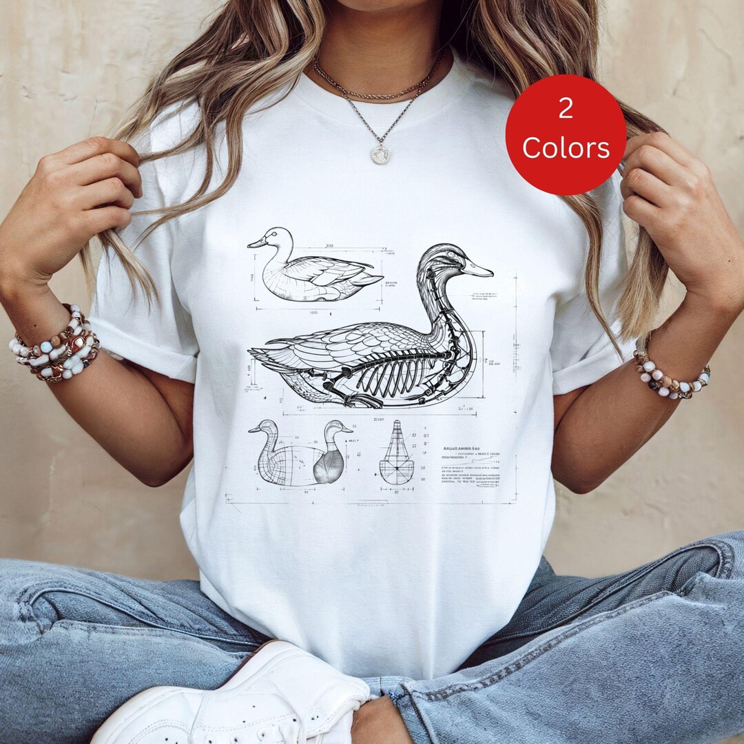 Duck Technical Blueprint Diagram PNG Clipart Bundle Set, Black and ...