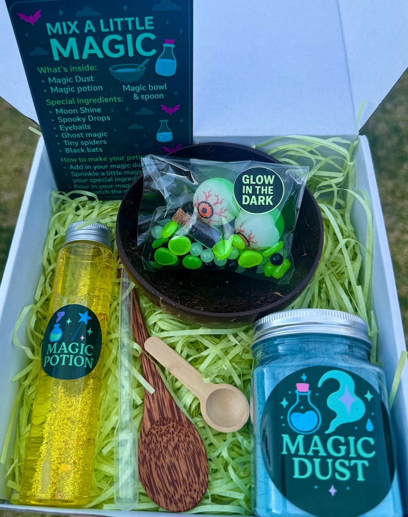 Mini Kids Potion Kit - Spooky Spells | STEM Sensory Play for Kids ...