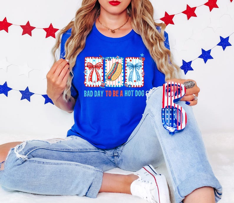Bad Day to Be a Hot Dog Shirt, Hot Dog Shirt, Comfort Colors® Summer ...