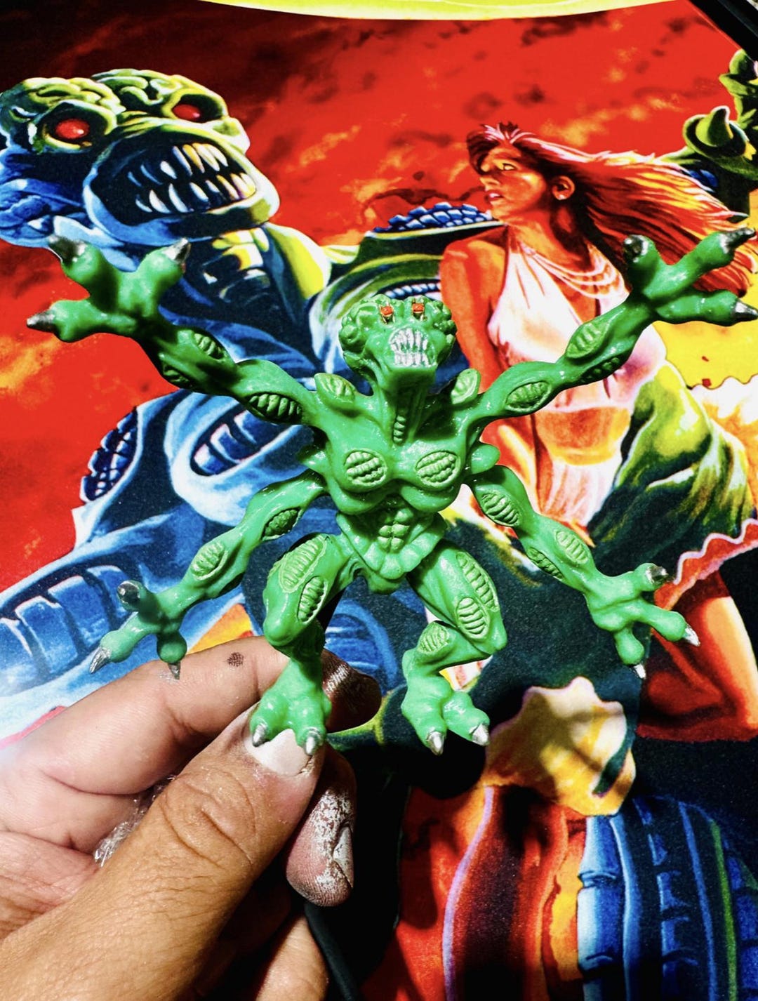 Alien Hand Painting for Bally & CGC Attack From Mars Pinball - Etsy