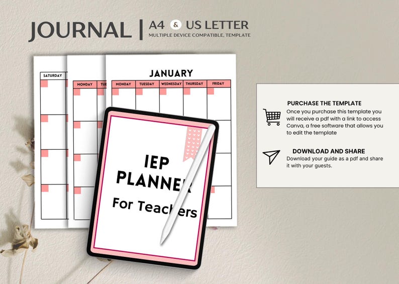 IEP Planner for Teachers, Printable Special Education Organizer ...