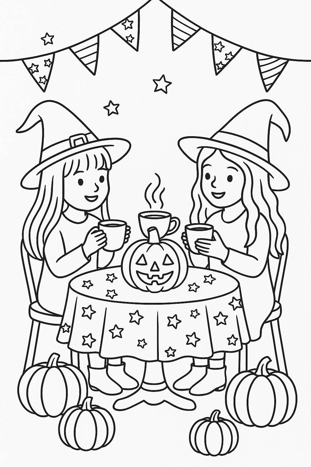 Halloween Coloring Book - Etsy
