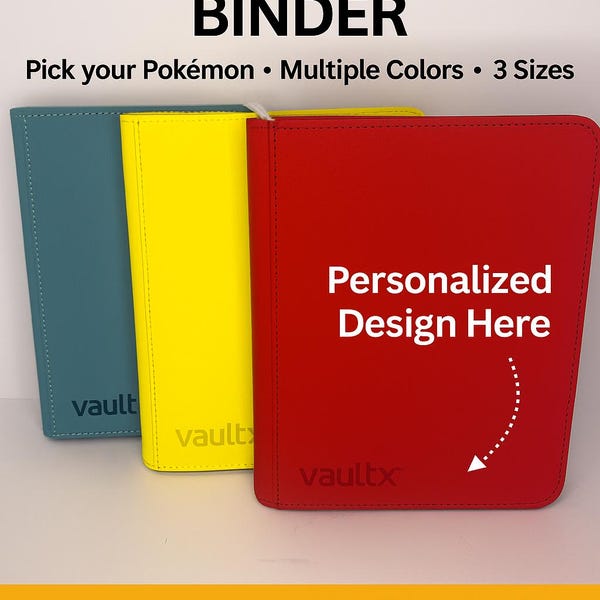 Custom Vault X Binder - Etsy
