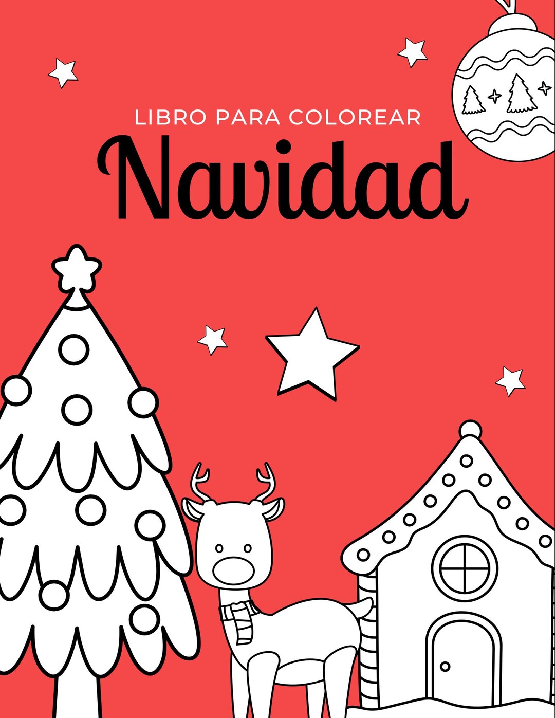 Spanish Christmas Coloring Book - Etsy