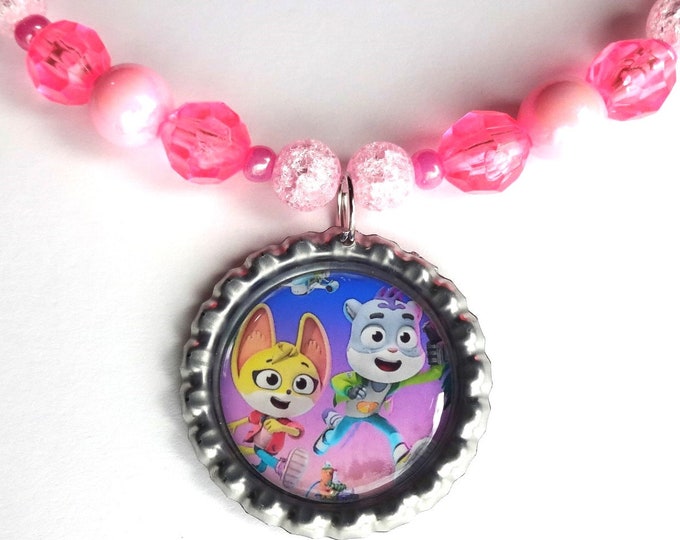 Creature Cases Sam Snow Kit Casey Beaded Kids Necklace Stretchy Cord ...