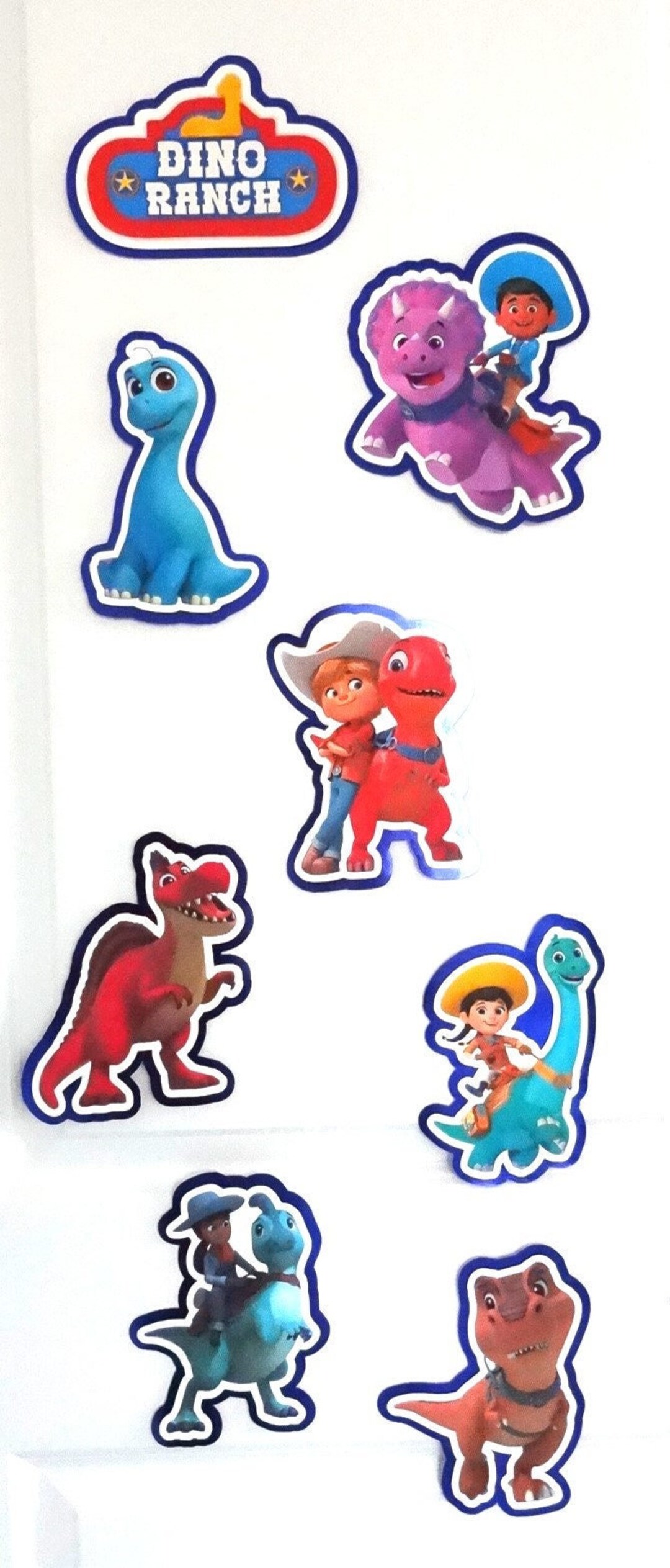 Dino Ranch Wall Hangings Set of 8 Birthday Celebration Party Banner ...