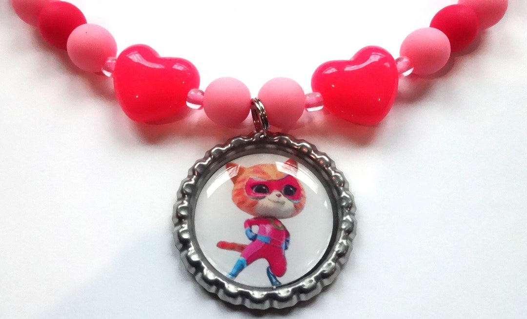 SUPER KITTIES Ginny Beaded Kids Necklace Stretchy Cord - Etsy