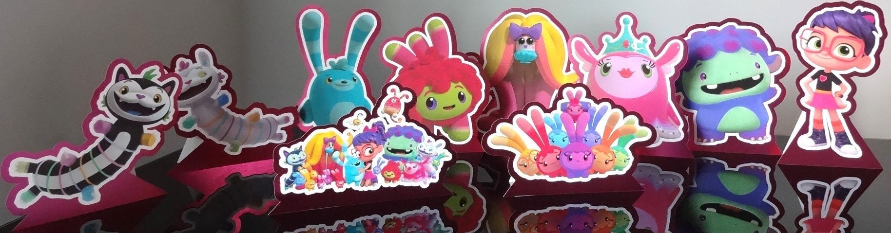 Abby Hatcher Stand up Characters Centerpiece Birthday Set of - Etsy