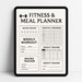 Hardcore Fitness Meal Planner | Daily & Weekly Workout Nutrition ...