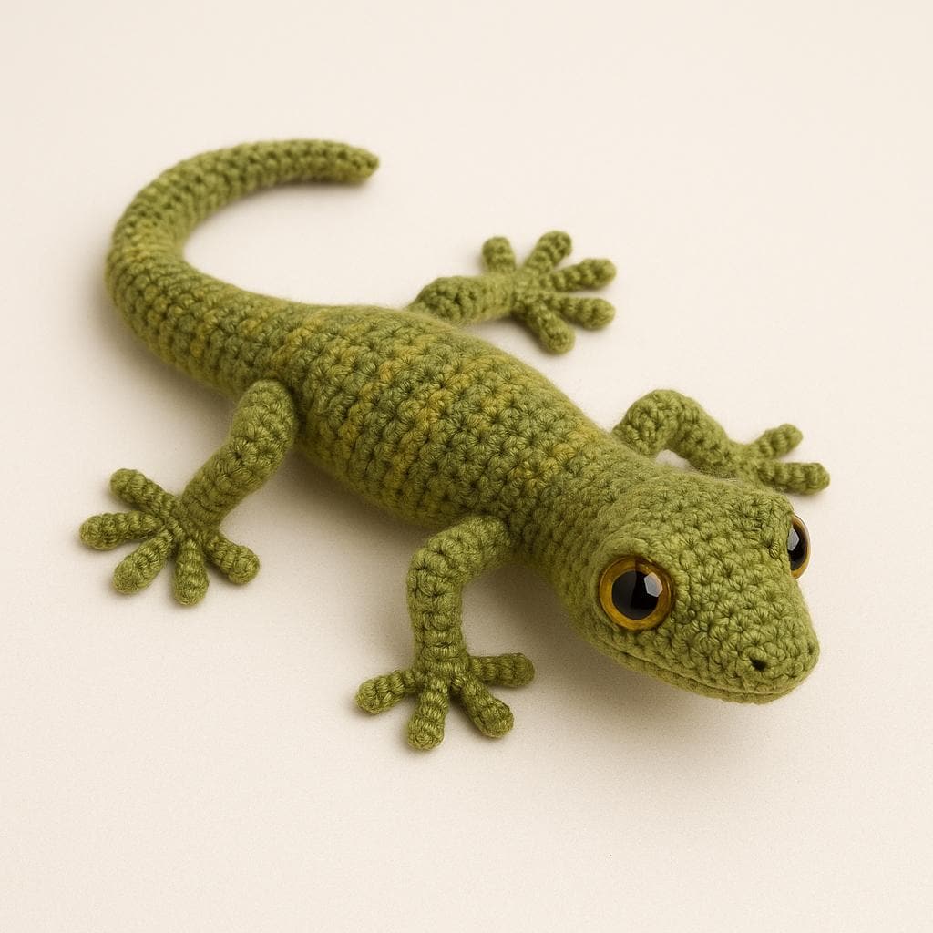 Realistic Gecko Crochet Pattern – PDF Amigurumi Tutorial - Etsy
