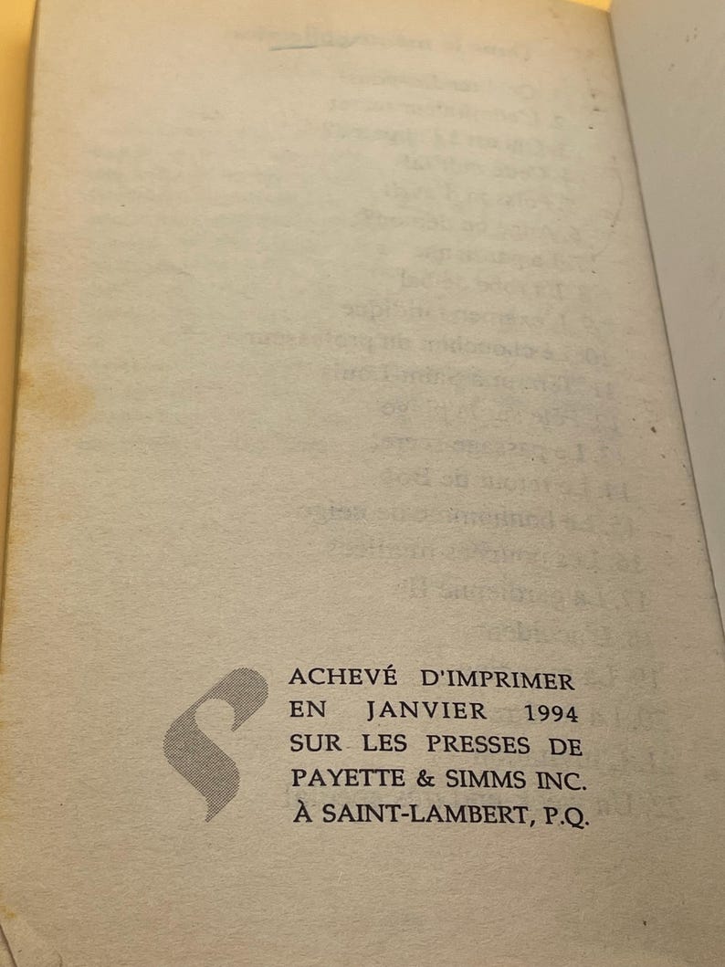 Frissons #8 : La Robe De Bal by Lael Littke (1994). Vintage Horror ...