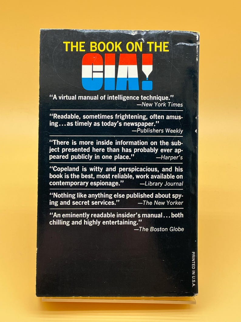 Beyond Cloak and Dagger: Inside the CIA by Miles Copeland (1975 ...