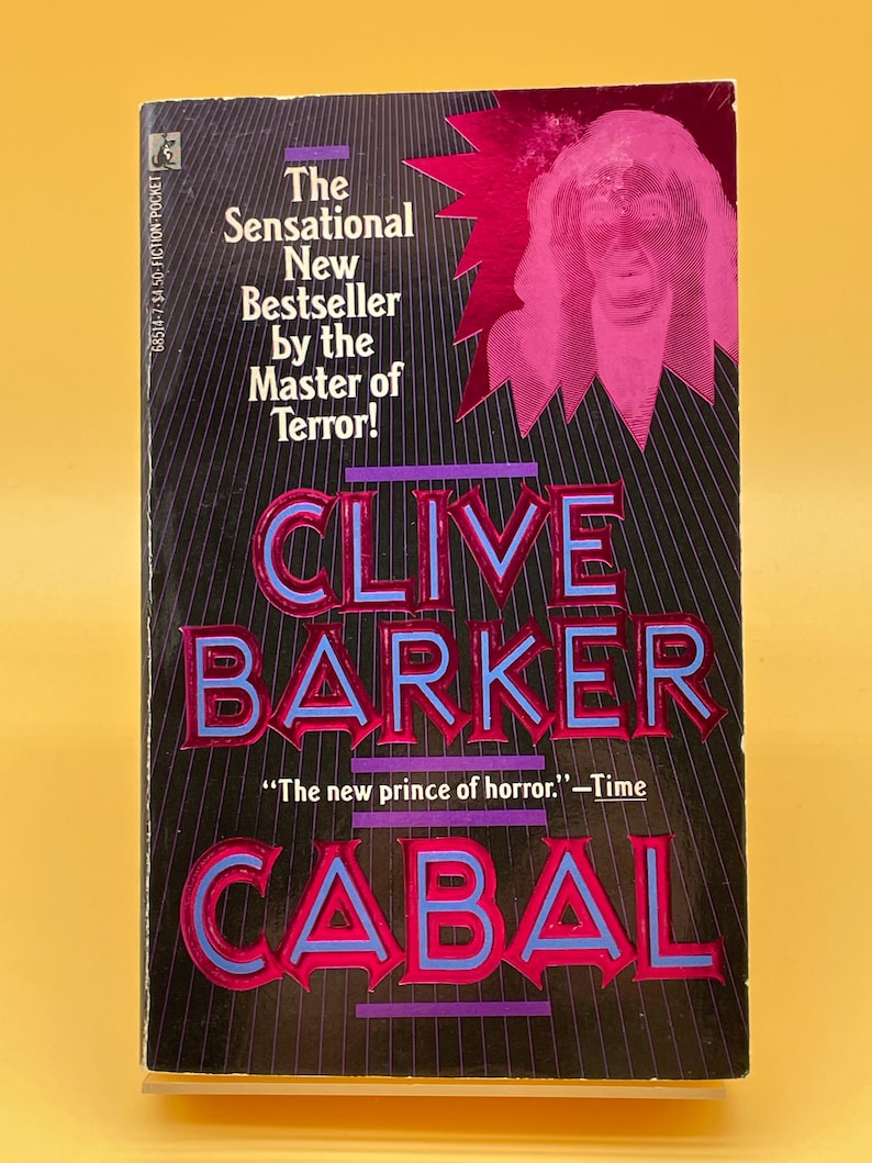 First Pocket Books Printing of Cabal by Clive Barker (1989). Vintage ...