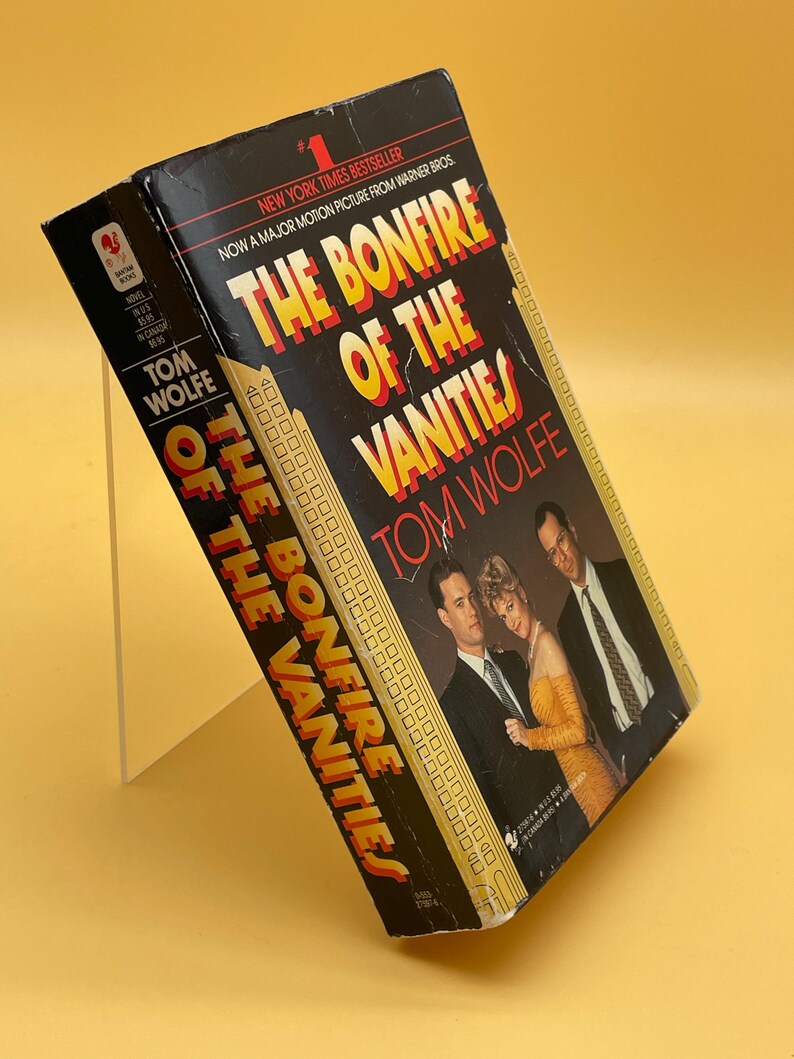 The Bonfire of the Vanities by Tom Wolfe (1990). Vintage Paperback. - Etsy