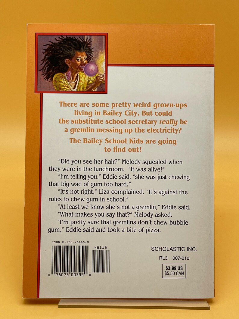 The Bailey School Kids #13: Gremlins Don't Chew Bubble Gum by Debbie ...