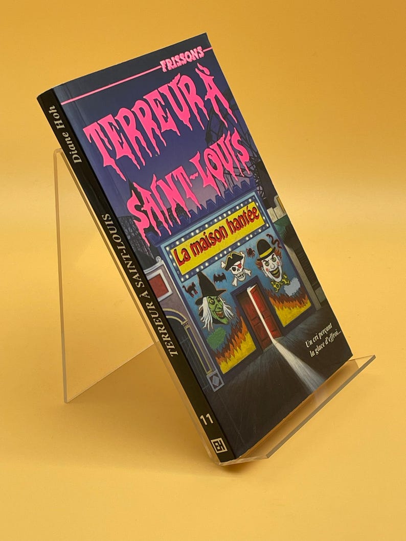 Frissons #11 : Terreur à Saint-louis by Diane Hoh (1995). Vintage ...