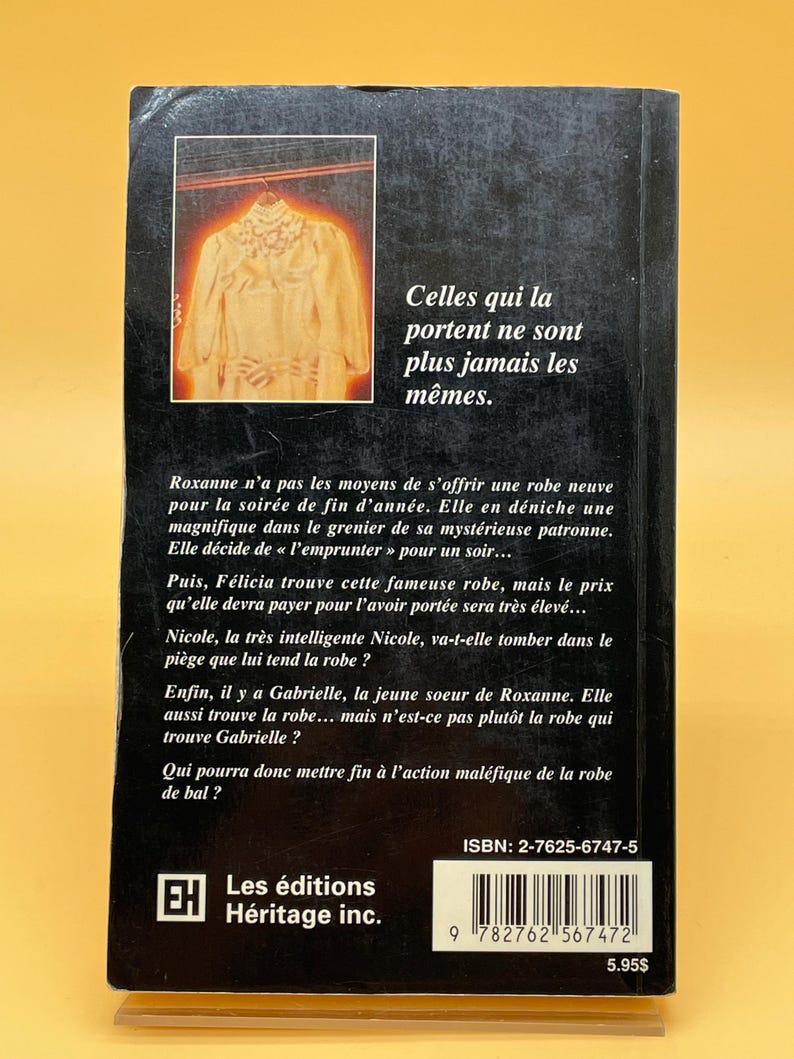 Frissons #8 : La Robe De Bal by Lael Littke (1994). Vintage Horror ...