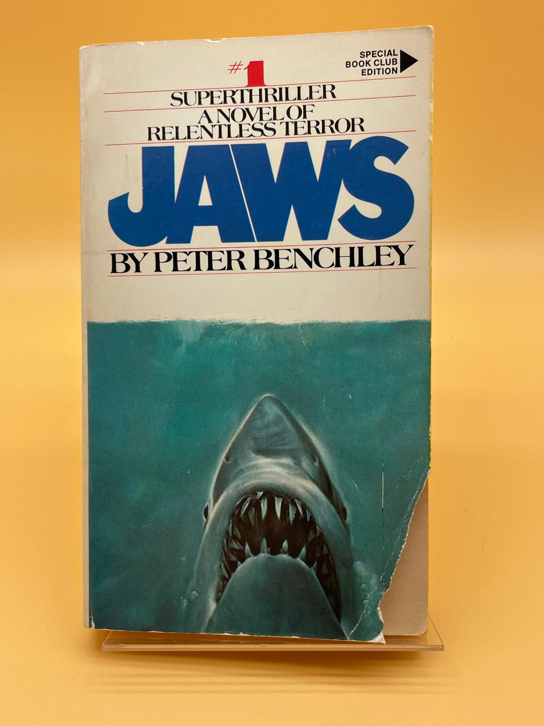 Jaws by Peter Benchley (1975). Vintage Paperback. - Etsy