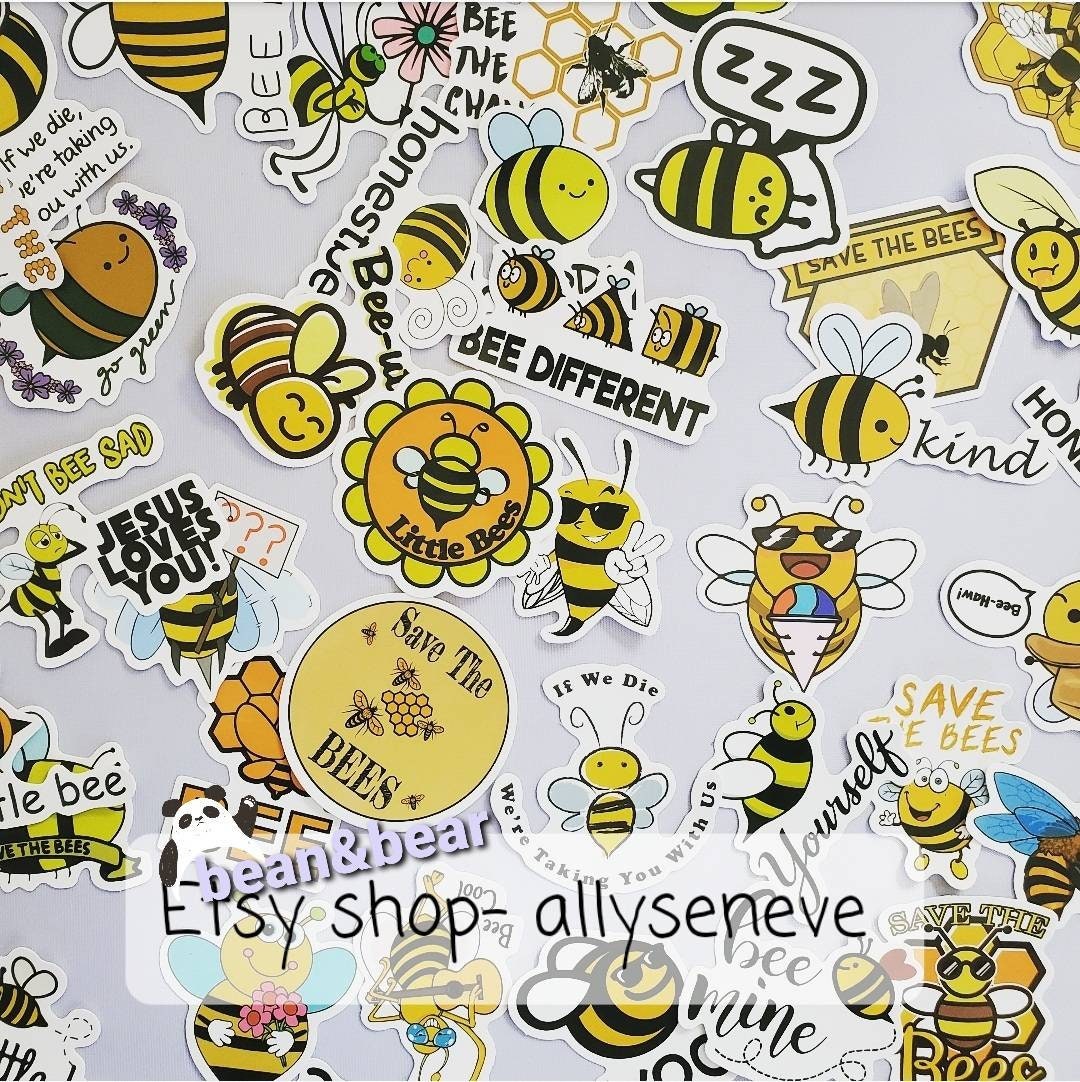 Flutter your buzzy butt Bee stickers 3 pk. | Etsy