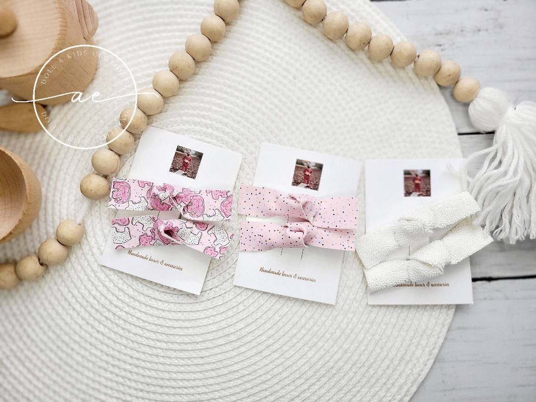 Ice Cream Social Knot Bows Animal Crackers Sprinkles Print - Etsy